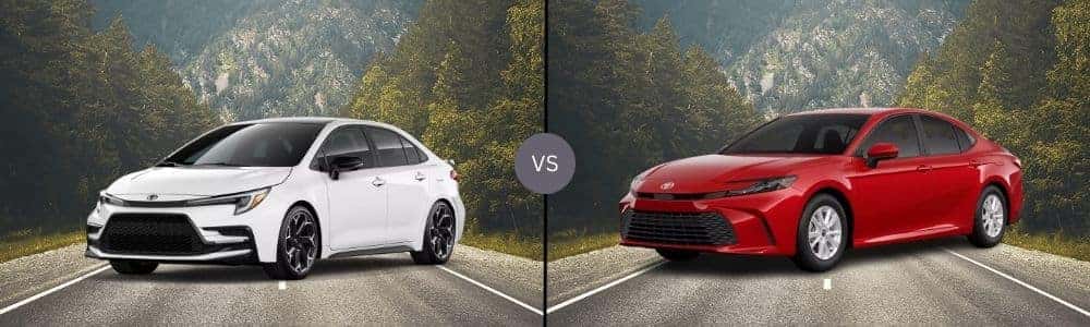 2025 Toyota Corolla vs. 2025 Toyota Camry | Sedan Comparison