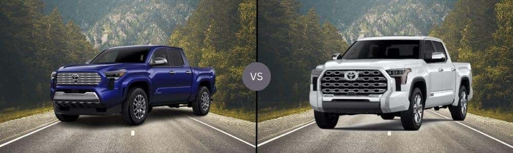 2025 Toyota Tacoma vs. Toyota Tundra | Pickup Truck Comparison