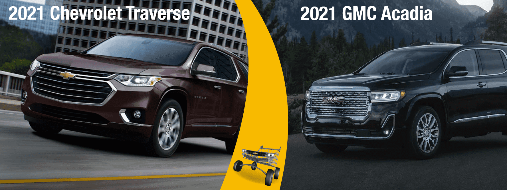 2021 Chevrolet Traverse versus 2021 GMC Acadia Chicago, IL | Chevrolet ...
