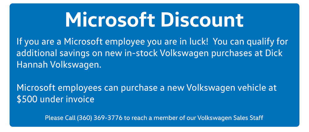 Volkswagen Partner Program | Dick Hannah Volkswagen