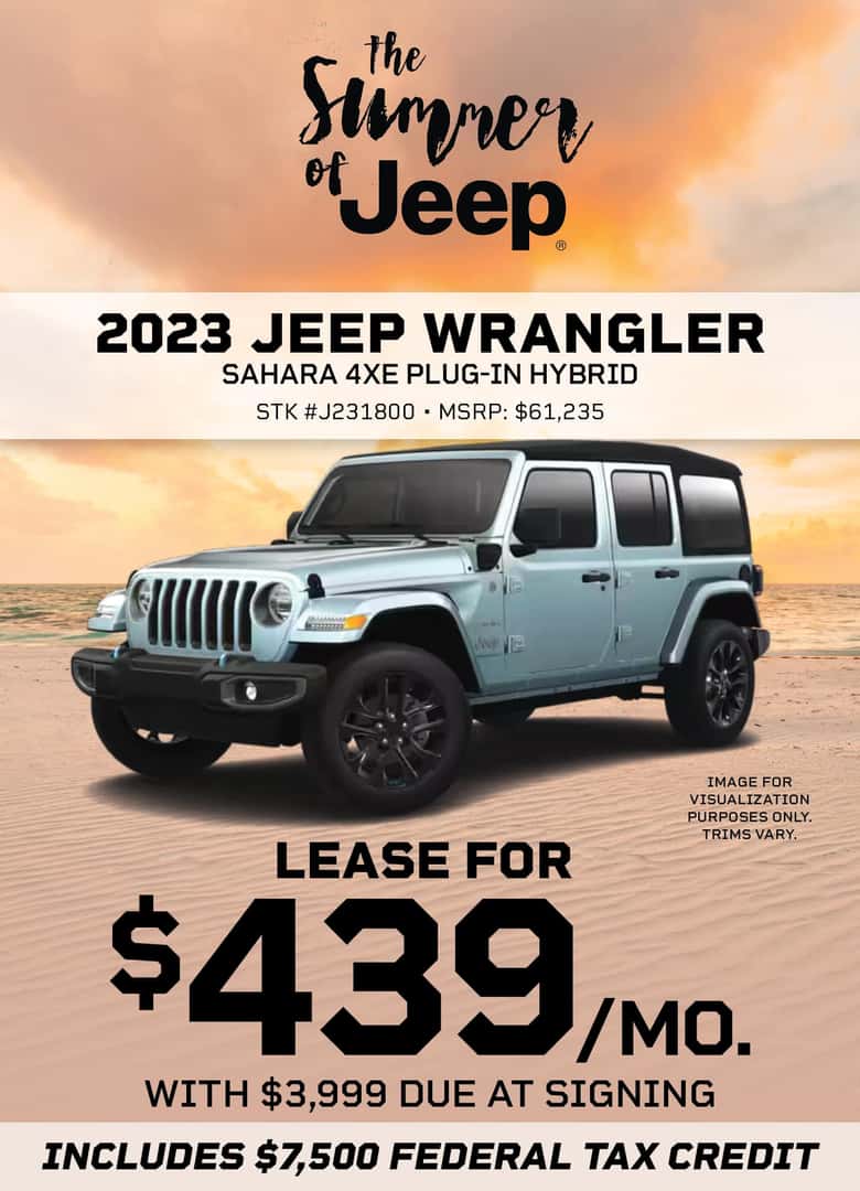 Current New Jeep Specials Offers | Courtesy Jeep of Superstition Springs