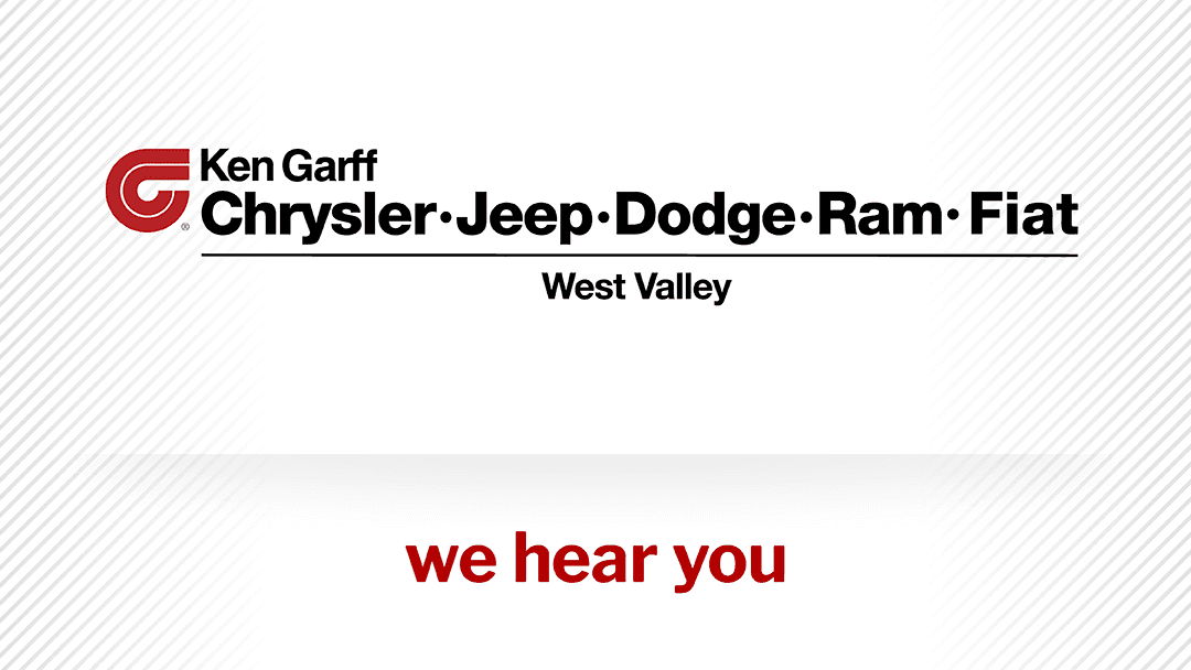 Thank You for Contacting Us! | Ken Garff West Valley Chrysler Jeep ...