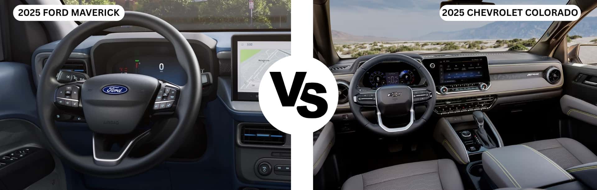 2025 Chevy Colorado vs. 2025 Ford Maverick | McNeill Chevrolet