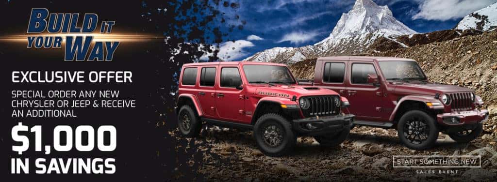 Build it Your Way | Myrtle Beach Chrysler Jeep
