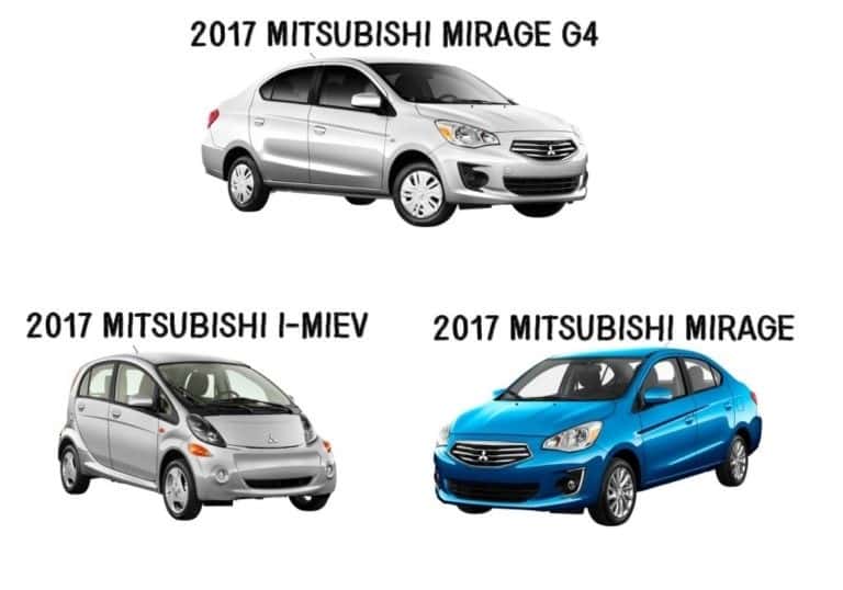 A Closer Look at Mitsubishi's 3 Subcompact Cars