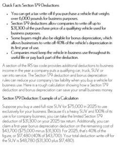 Section 179 - Tax Savings | Woodfield Lexus